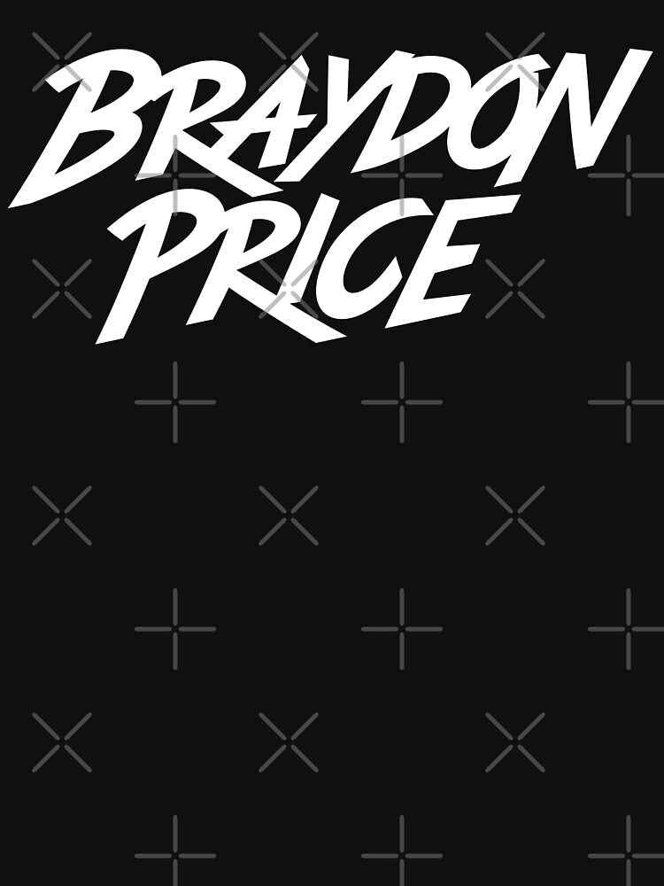 "Braydon Price Merch Braydon Price White Logo" Pullover Hoodie by ...