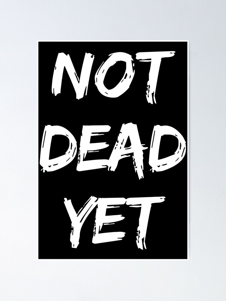 "Frank Turner Merch Not Dead Yet" Poster by MorinoMiya | Redbubble