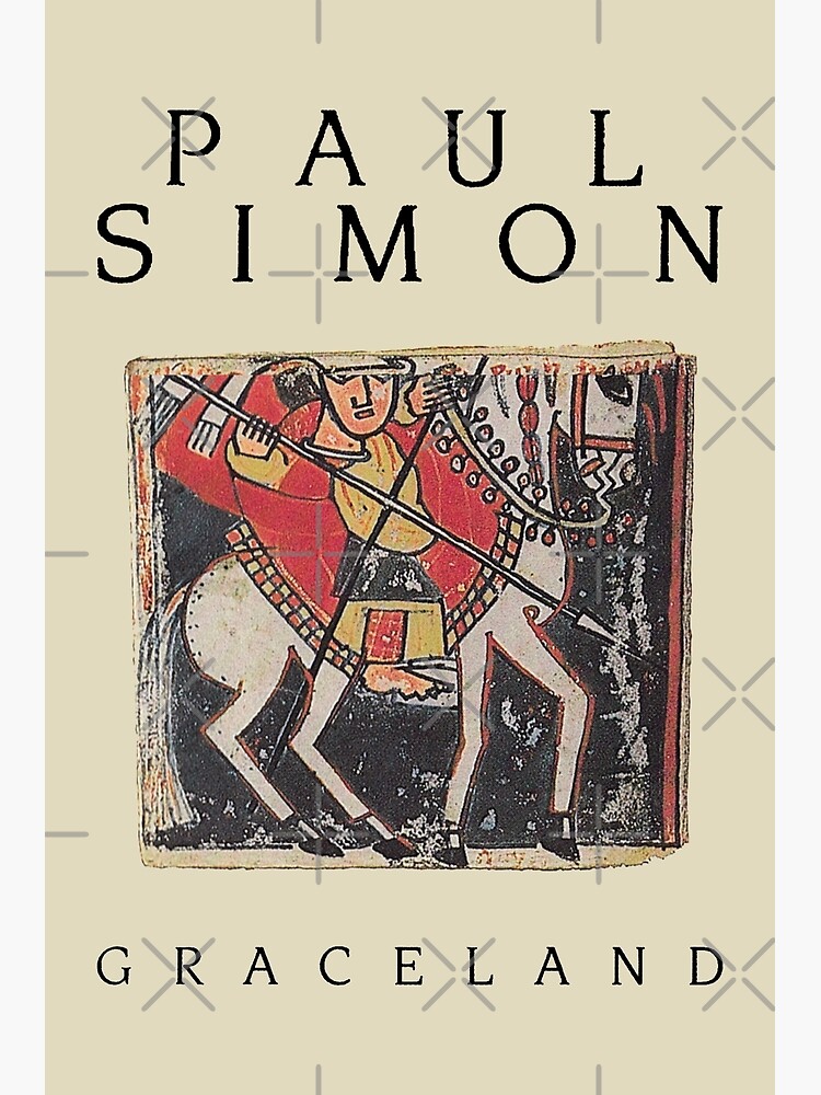"Paul Simon: Graceland" Poster by Eds-Rock-Shoppe | Redbubble