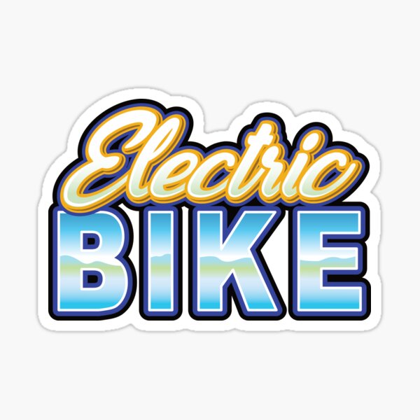 "Electric Bike Classic" Sticker for Sale by pablomendoza | Redbubble