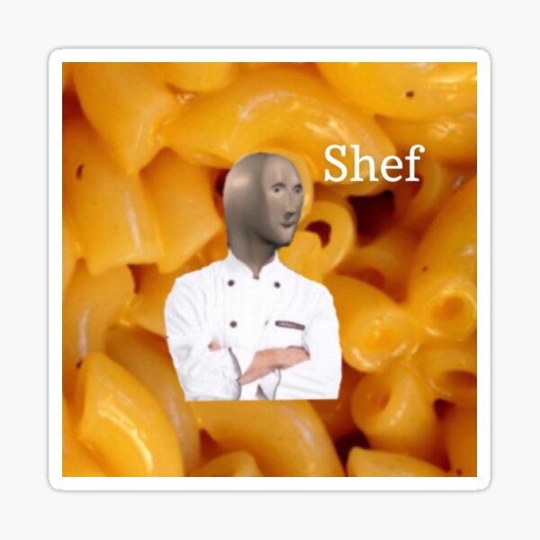 "Shef " Sticker for Sale by MonkeProduction | Redbubble