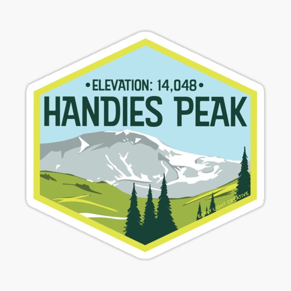 "Colorado 14ers: Handies Peak" Sticker for Sale by bethany-griffen ...