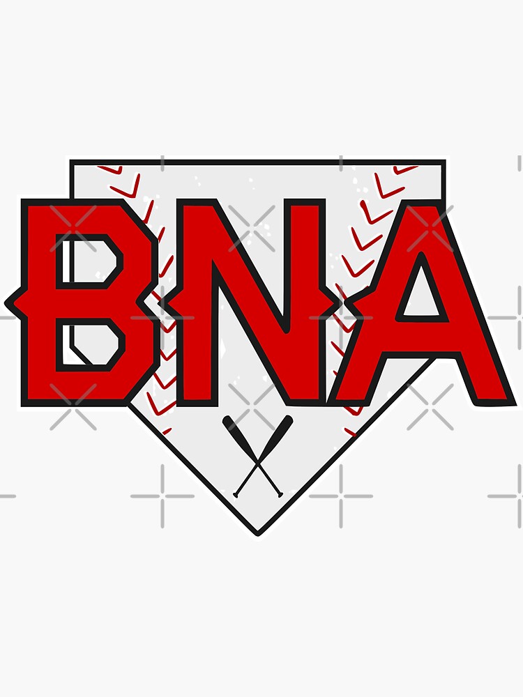 "Nashville BNA Baseball" Sticker for Sale by WillcoPress | Redbubble