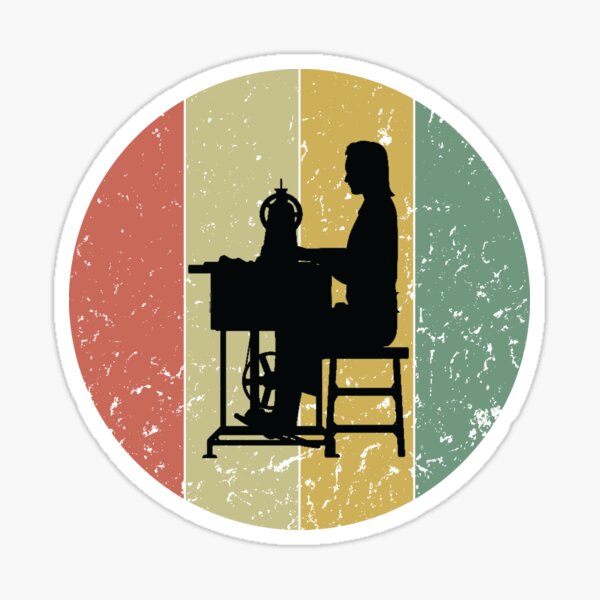 "Vintage retro Sewing, Sewing Quote, Funny Sewing" Sticker for Sale by ...