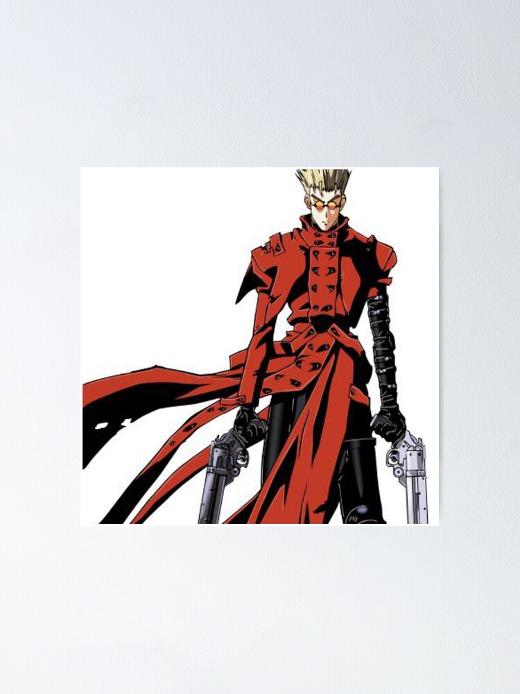 "Vash The Stampede " Poster for Sale by Cormator | Redbubble
