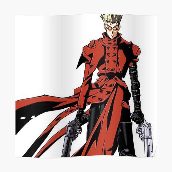 "Vash The Stampede " Poster for Sale by Cormator | Redbubble