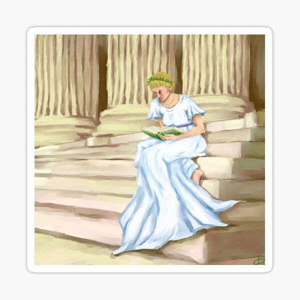 "Ave Minerva" Sticker by ComradeBastmose | Redbubble