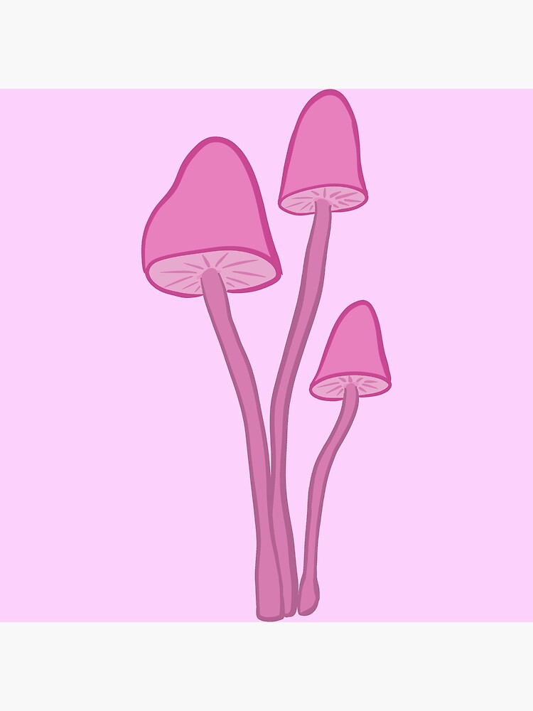 "Triple Pink Mush" Poster for Sale by cyberose | Redbubble