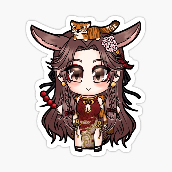 "Chibi of the Day #49 CNY" Sticker by Li-Spade | Redbubble