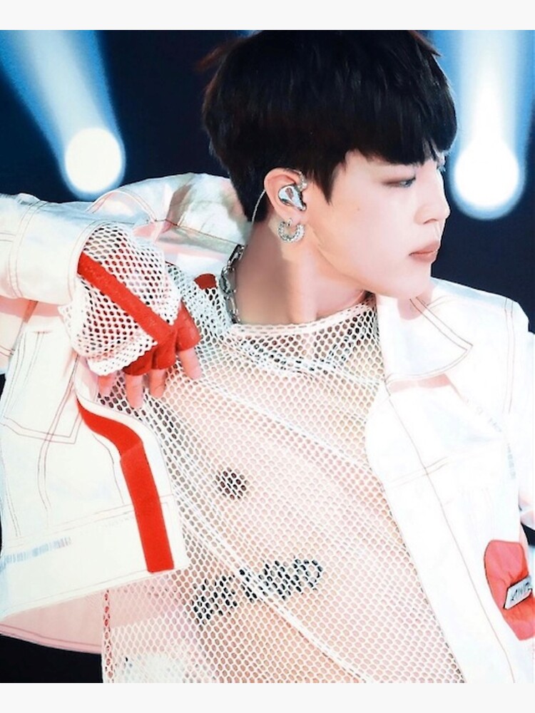 "jimin sheer top nevermind tattoo on stage ptd" Poster for Sale by ...