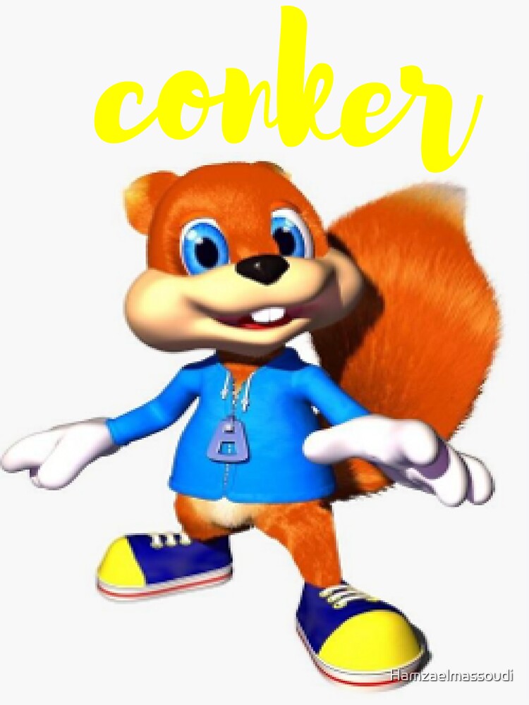 "Conker" Sticker by Hamzaelmassoudi | Redbubble