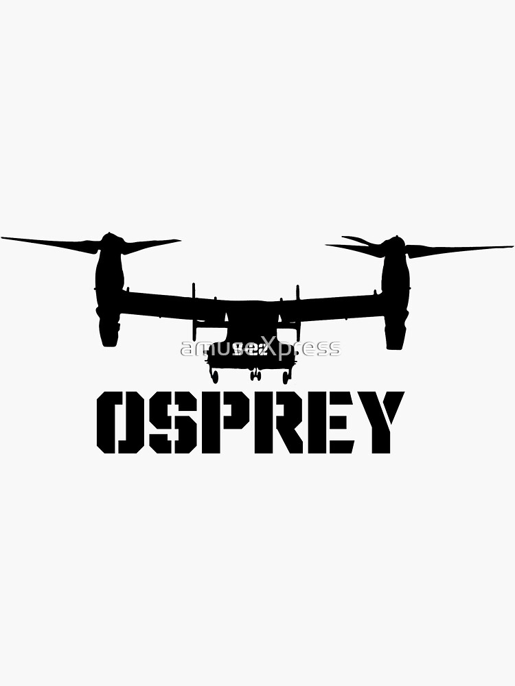 "V-22 Osprey" Sticker for Sale by ToyoYukimura | Redbubble