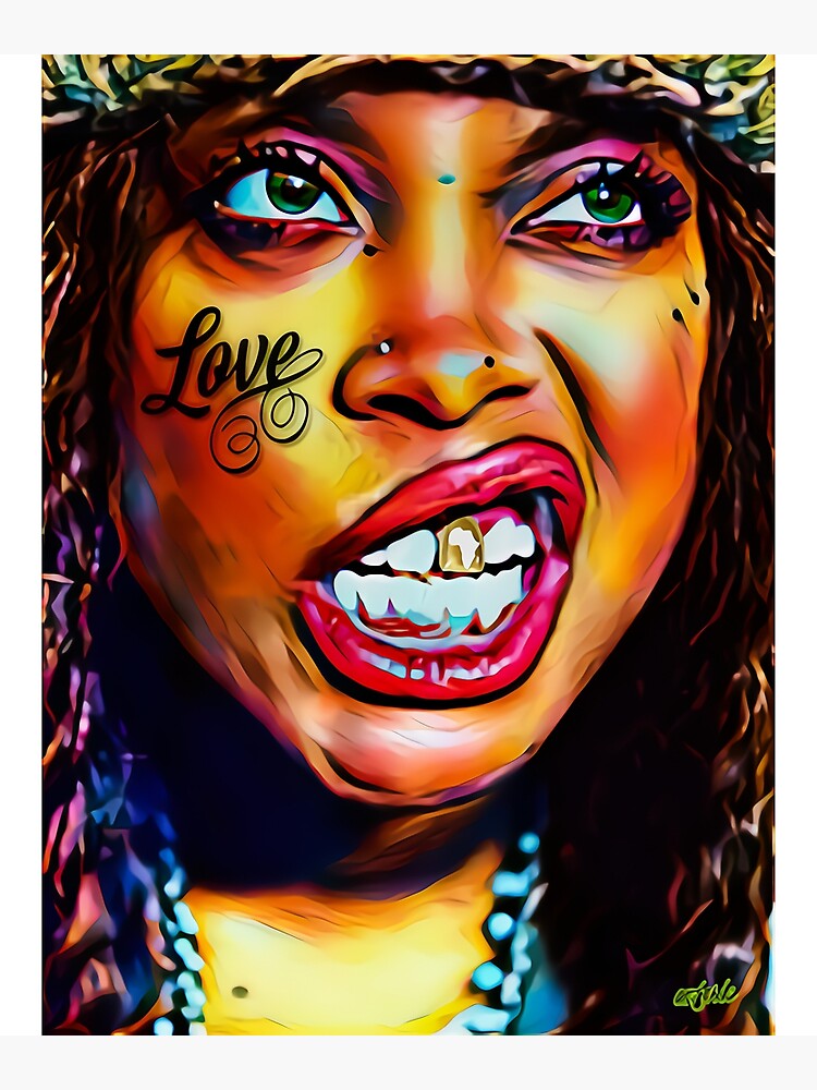 "erykah-badu, space, erykahbadu, stars, rnb, mamas gun " Poster by ...