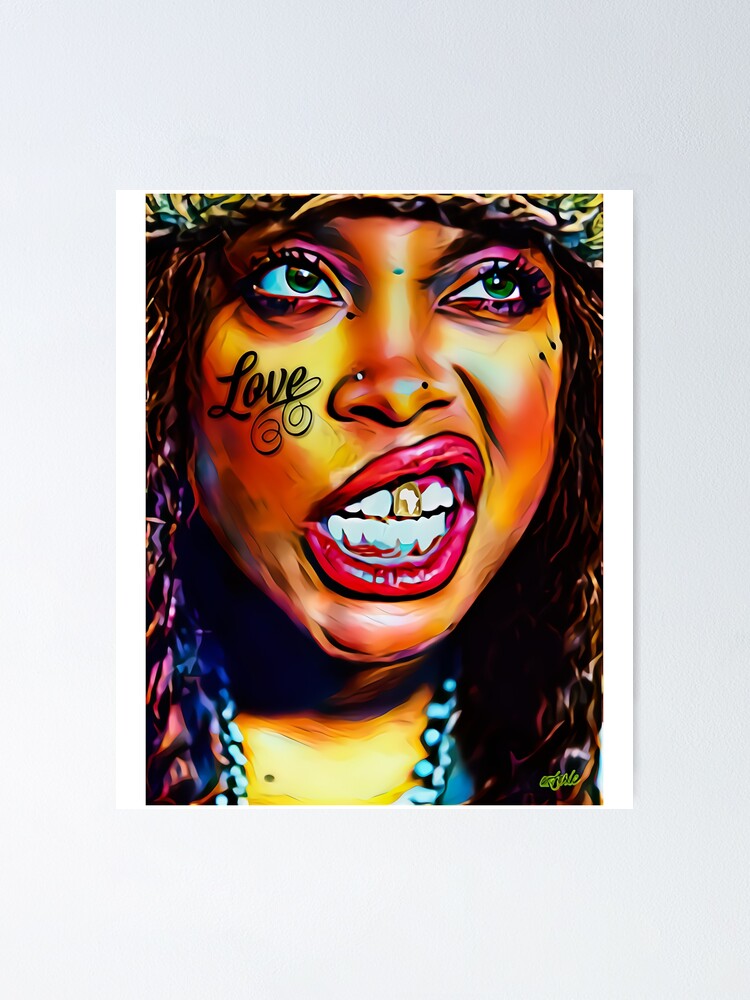 "erykah-badu, space, erykahbadu, stars, rnb, mamas gun " Poster by ...