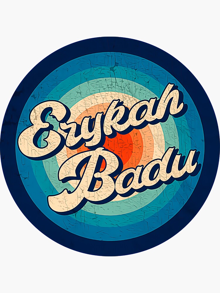 "vintage-circle, erykah badu logo, erykah badu tour, hiphop, erykah ...