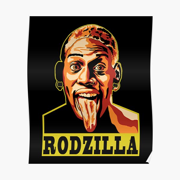 "Dennis Rodman Fan Art " Poster for Sale by HeiueTares | Redbubble