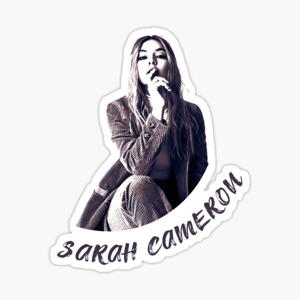 "sarah cameron" Sticker for Sale by DanielDubose6 | Redbubble
