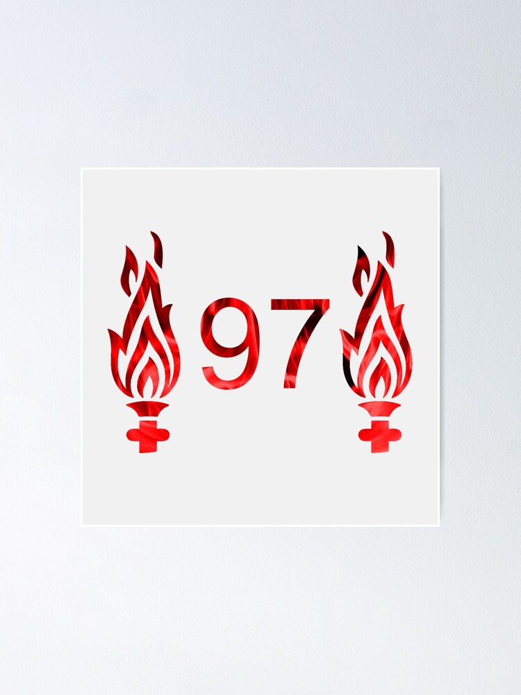 "Liverpool 97 Hillsborough Flames" Poster for Sale by VRedBaller ...