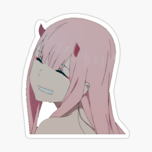 "Zero Two" Sticker by wnhhi | Redbubble