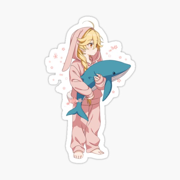 "Genshin Impact Traveler Chibi" Sticker by ChibiAnime1 | Redbubble