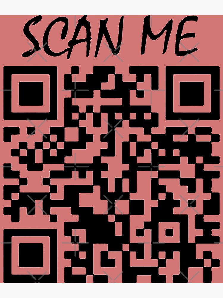 "Qr Code Cube Lets Scan" Poster for Sale by sweetfavor | Redbubble