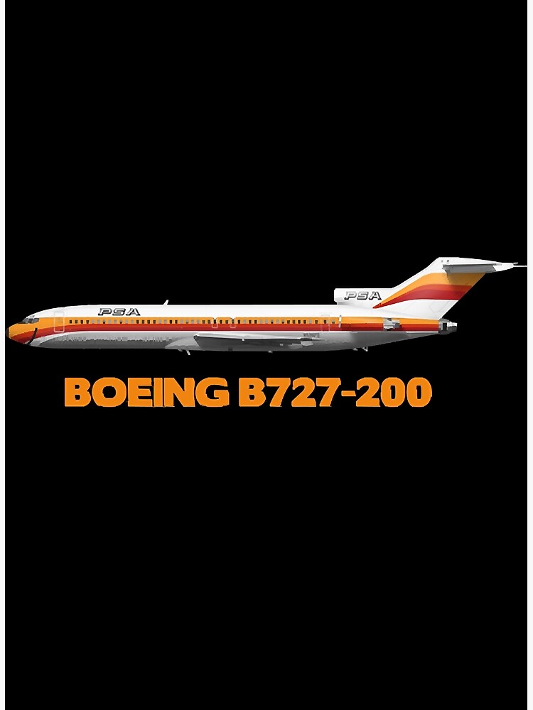 "Boeing B727-200 - Pacific Southwest Airlines " Poster by ...