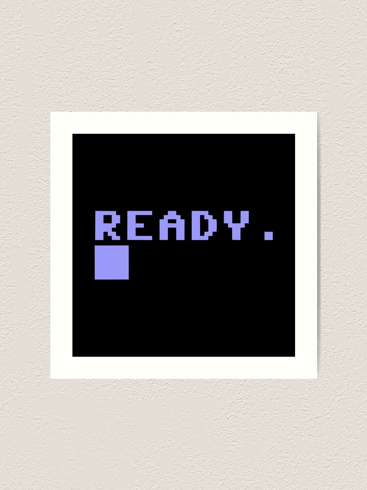 "COMMODORE C64 READY-LOGO" Art Print for Sale by RoyStolte55 | Redbubble