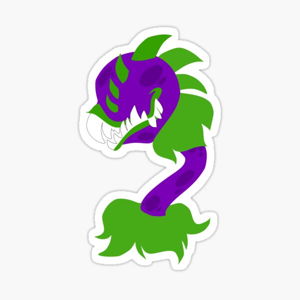 "Chomper" Sticker by Plantgutz | Redbubble