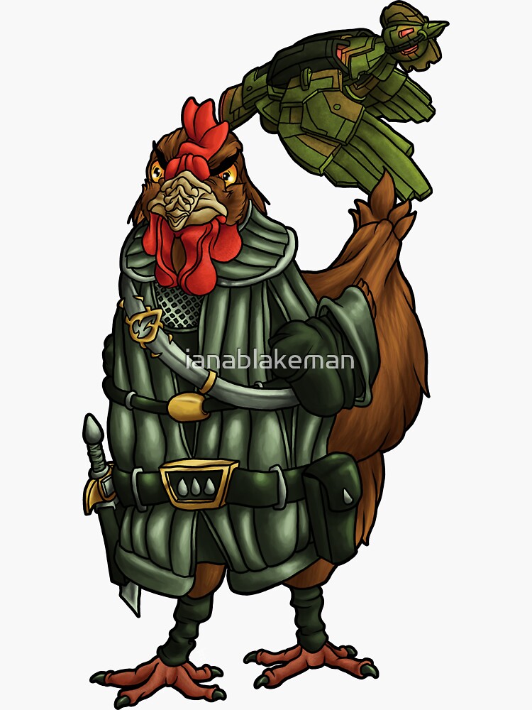 "The Kluck-on Empire" Sticker for Sale by ianablakeman | Redbubble
