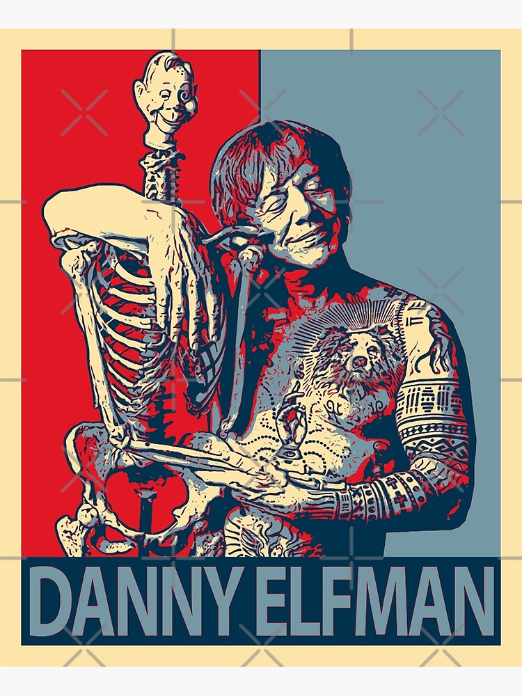 "Danny Elfman" Poster for Sale by Hornetdesign | Redbubble