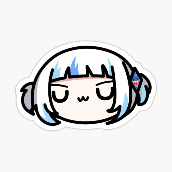 "Gawr Gura Cute UwU Face - Hololive EN" Sticker for Sale by HoloPXL ...