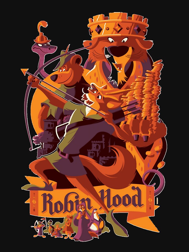 "Robin hood cartoon merch Essential" T-shirt for Sale by Thomadward ...