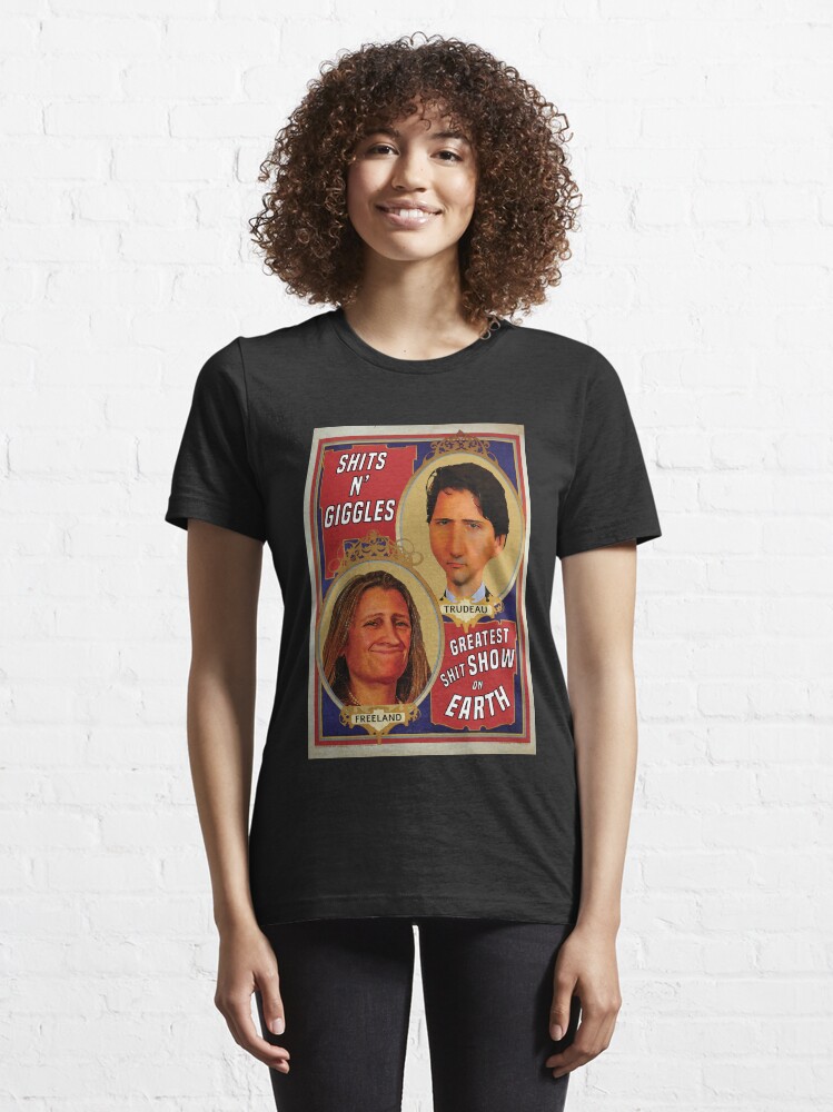"The Circus: Chrystia Freeland and Trudeau Meme - Political" T-shirt ...