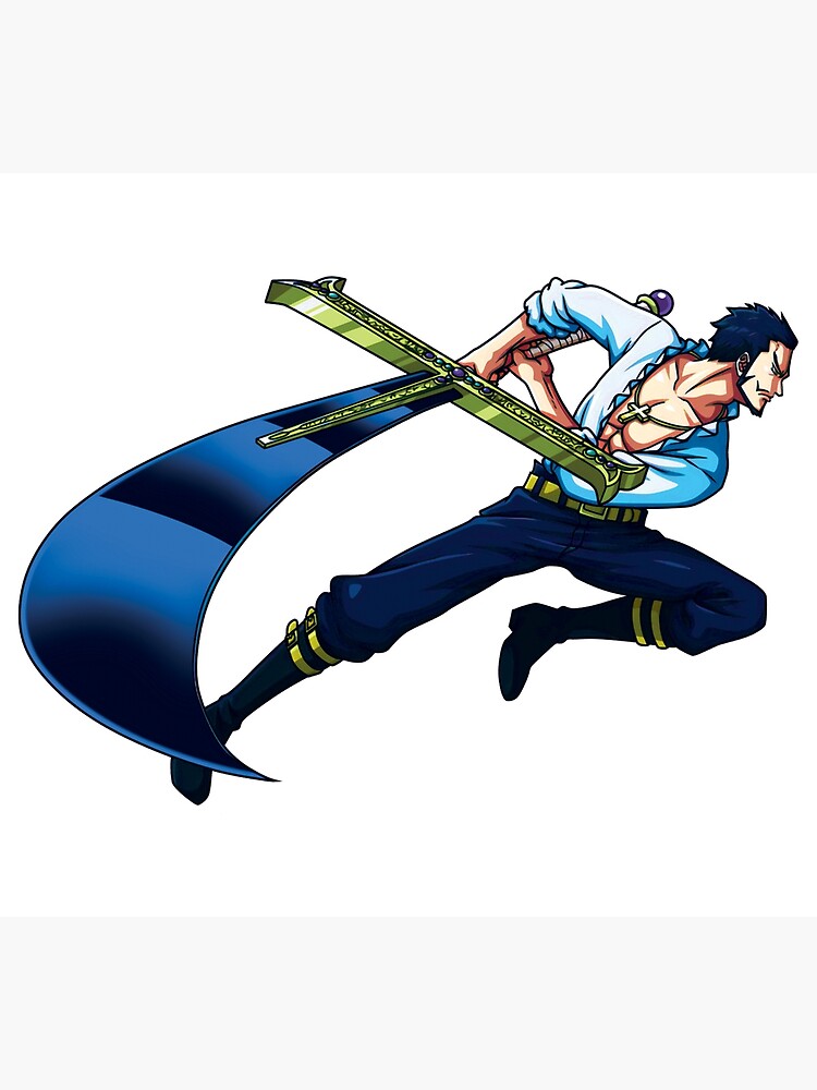 "Cartoon Art Mihawk Fight" Poster for Sale by Starlashop | Redbubble