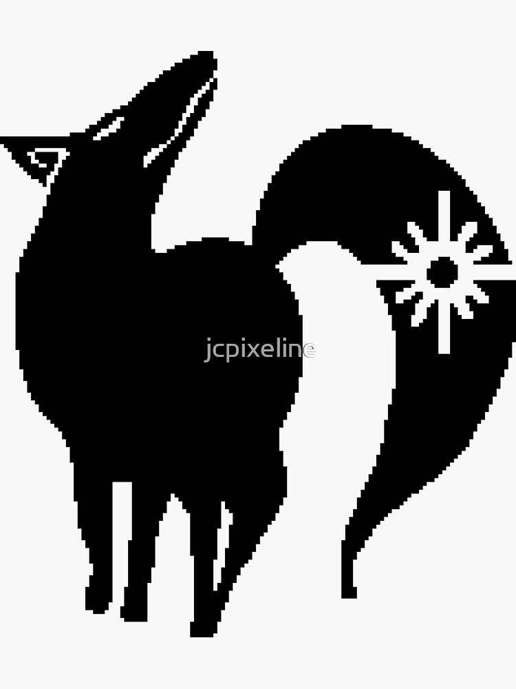"The Seven Deadly Sins - Fox's Sin of Greed - Pixel Art" Sticker for ...
