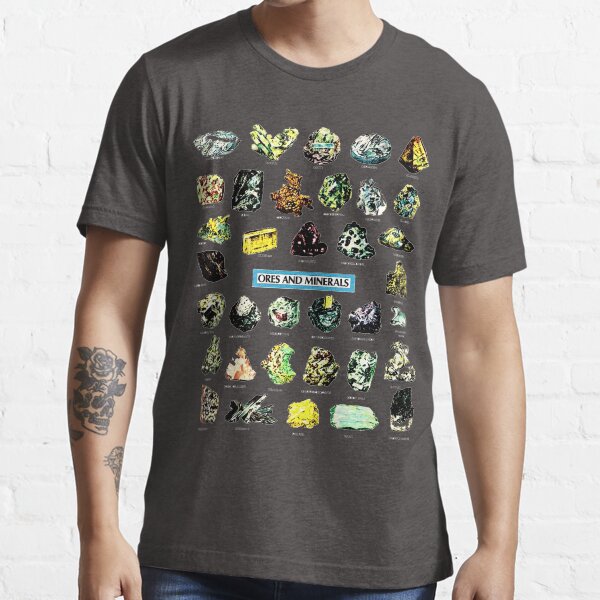 "Ores and Minerals Gems and Crystals Rock Collector" T-shirt for Sale ...