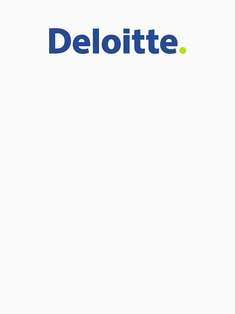"DELOITTE-LOGO" T-shirt for Sale by ChelsieMay55 | Redbubble | deloitte ...