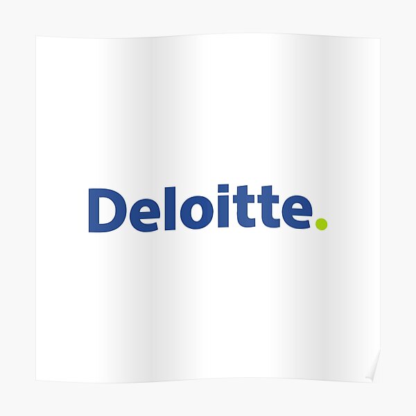 "DELOITTE-LOGO" Poster for Sale by ChelsieMay55 | Redbubble