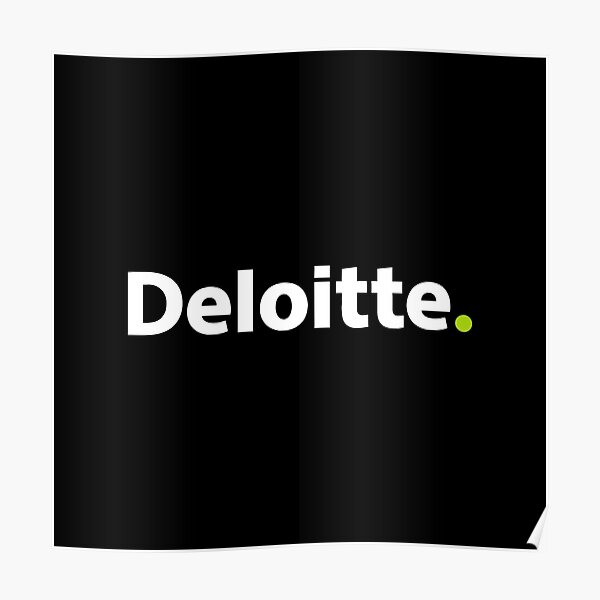 "DELOITTE-LOGO" Poster for Sale by ChelsieMay55 | Redbubble