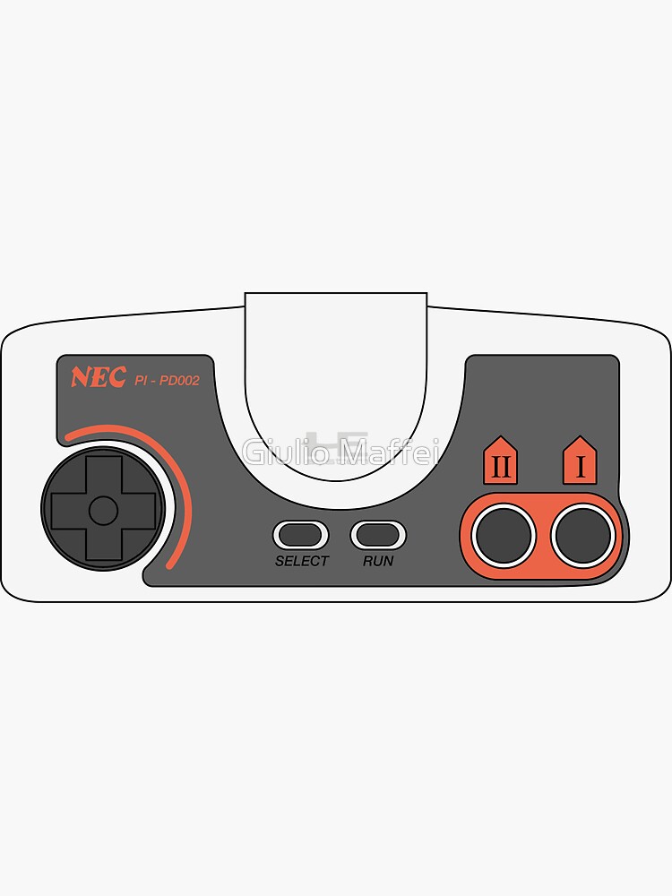 "PC Engine Controller" Sticker for Sale by giuliomaffei90 | Redbubble