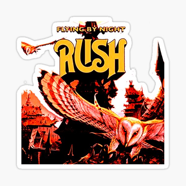 "Rush*Band" Sticker by Tilgos | Redbubble