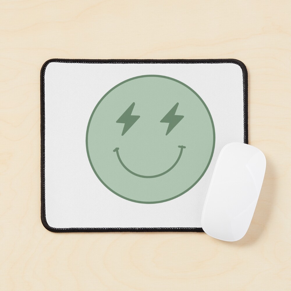 "sage green smiley face" Sticker for Sale by Ellietothegrace | Redbubble