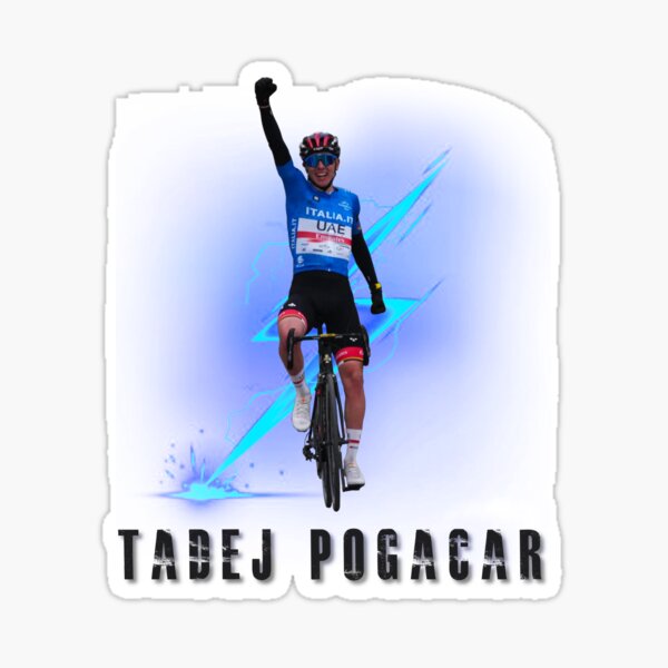 "Tadej Pogacar" Sticker by Rabe-Racing | Redbubble
