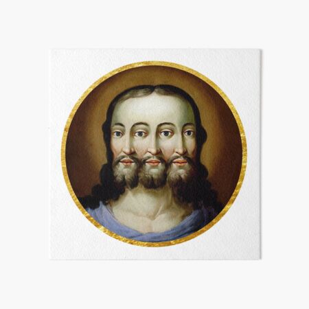 "Three faced Jesus" Art Board Print for Sale by DotorEaon | Redbubble