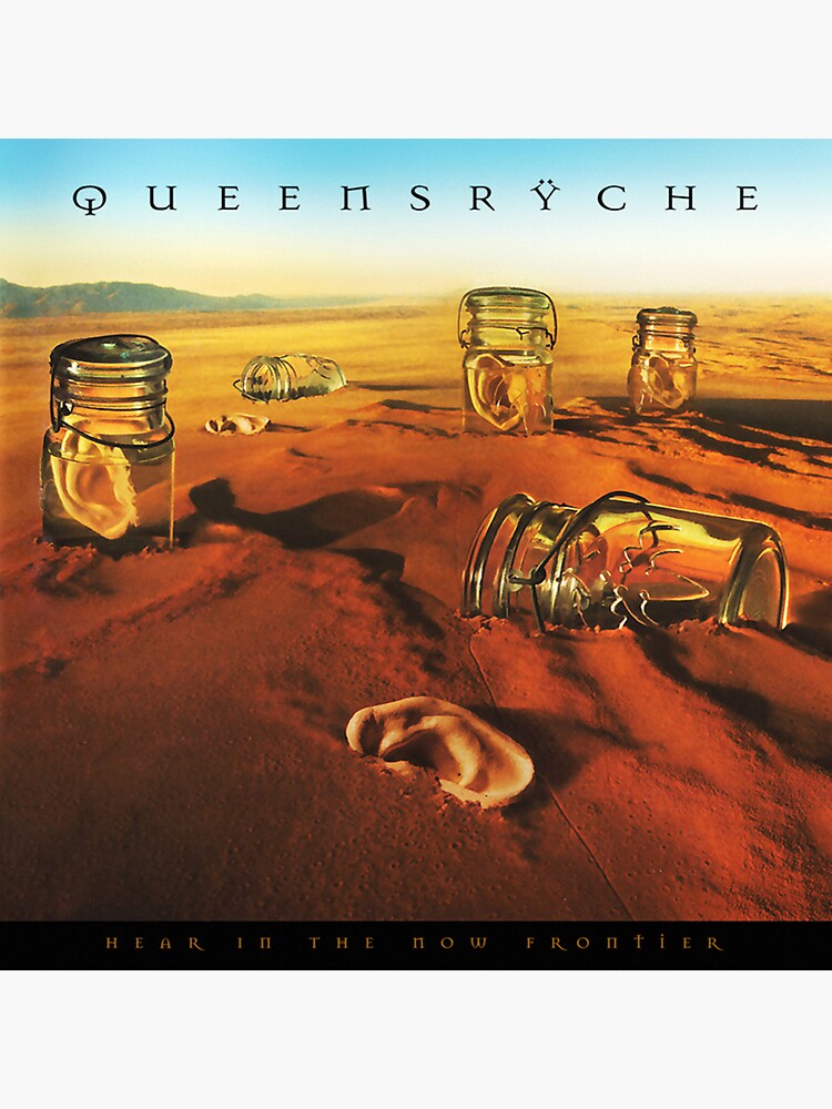 "Queensryche hear in the now frontier" Sticker by PEARLSHIMIZU | Redbubble