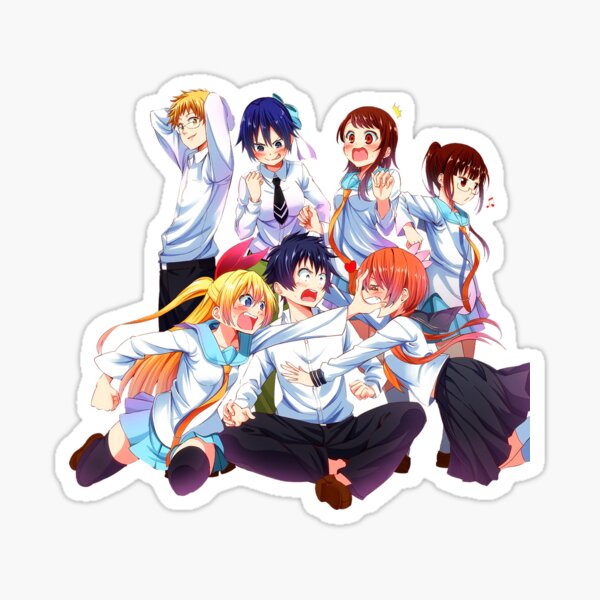 "Nisekoi " Sticker by smithadolfo97 | Redbubble