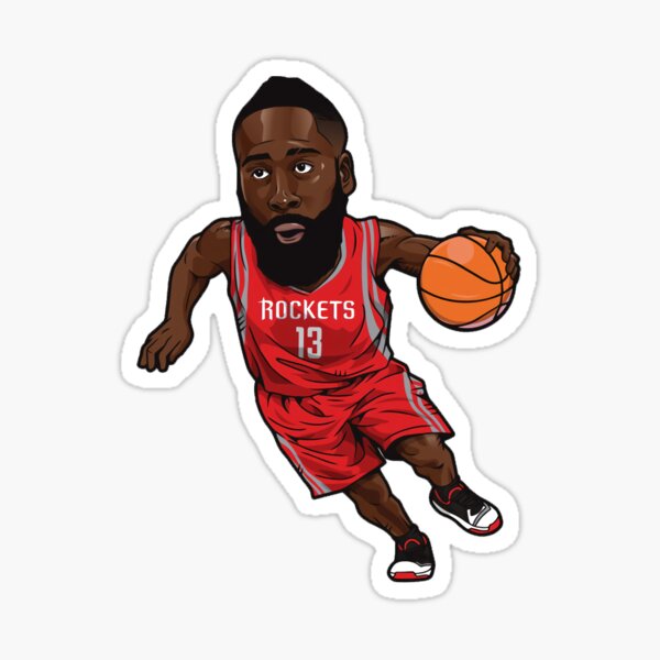 "James Harden Draw Chibi" Sticker for Sale by JaclynPiel | Redbubble
