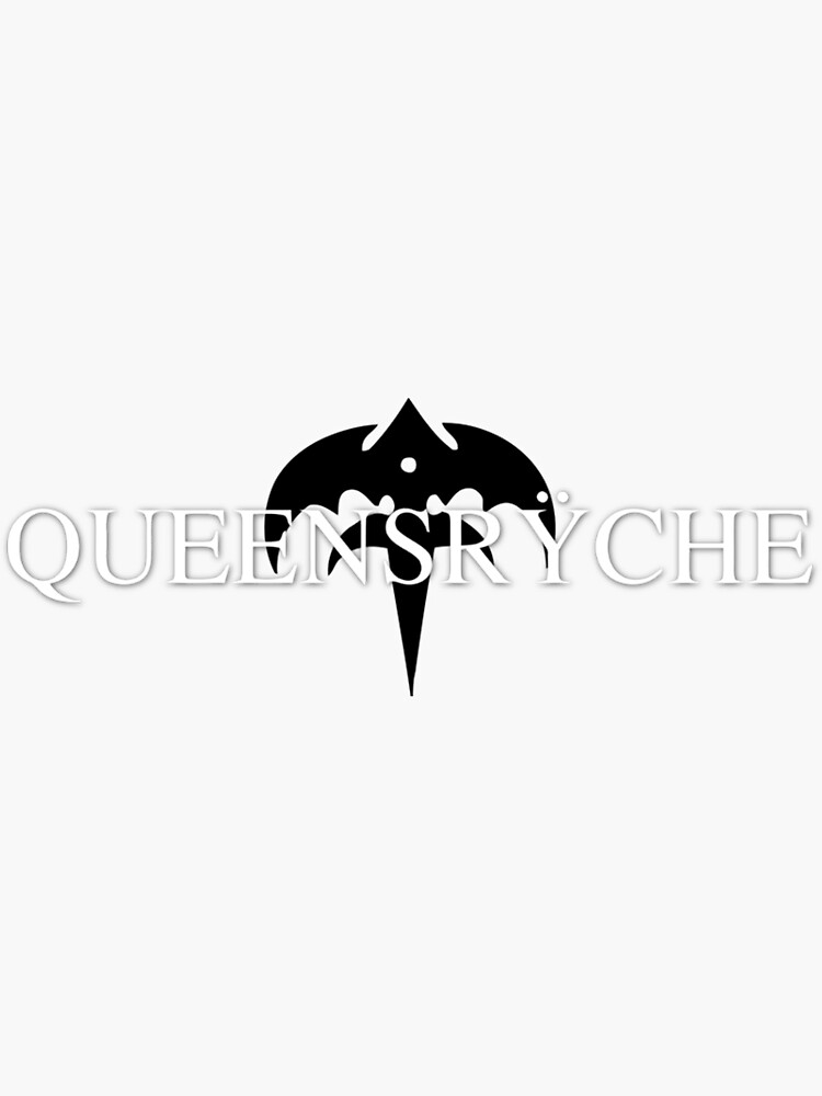 "Queensryche logo" Sticker by PEARLSHIMIZU | Redbubble