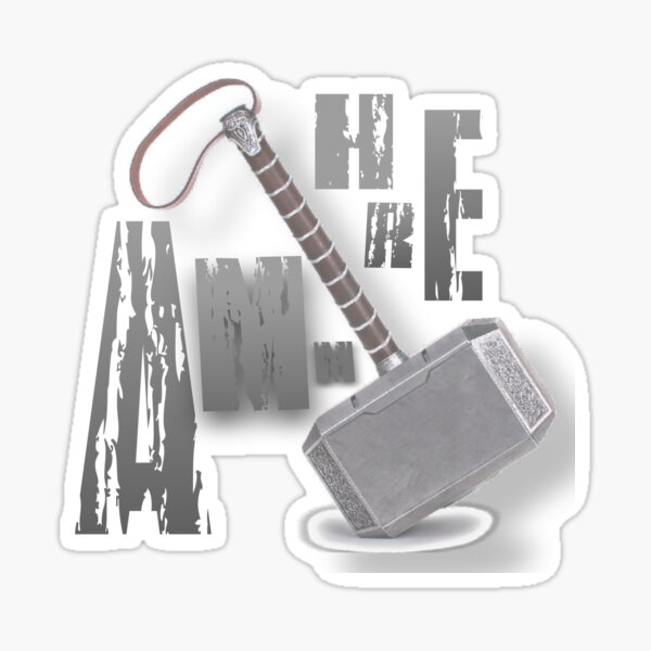 " Hammer " Sticker by Mariosketch | Redbubble