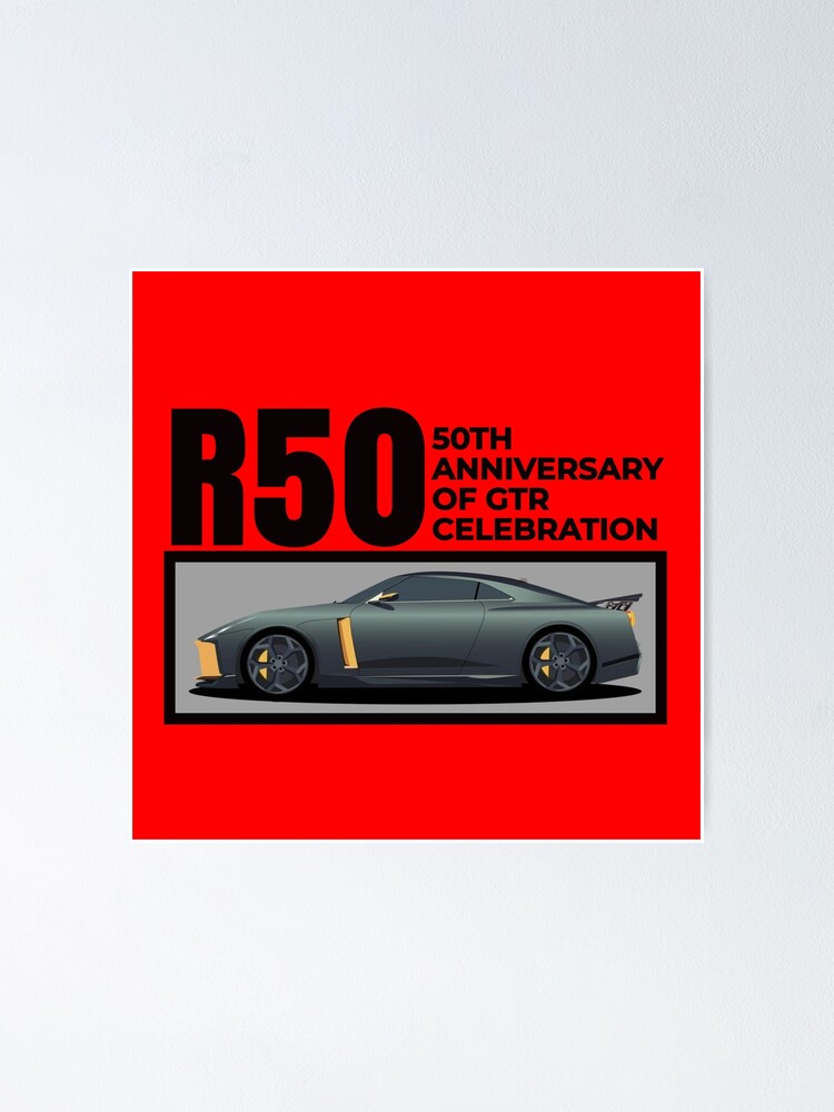 "R50 GTR" Poster for Sale by MOTOSHIFT | Redbubble